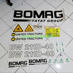 Jual Sticker Vibro Bomag BW 211D-40 Stiker Alat Berat - Kota Surabaya ...