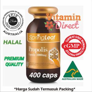 Jual SpringLeaf PREMIUM Propolis Capsule 1000 mg 400 caps Produk HALAL - Jakarta Pusat - danang ...