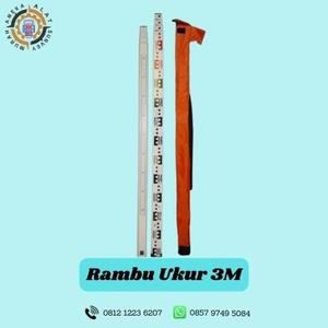 Jual RAMBU UKUR 3M BAK UKUR 3M MISTAR UKUR 3M Levelling Stave 3M - Kota ...