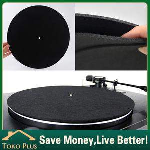 Jual Felt Turntable Platter Mat Anti-Static Anti-Shake Slipmat Vinyl ...