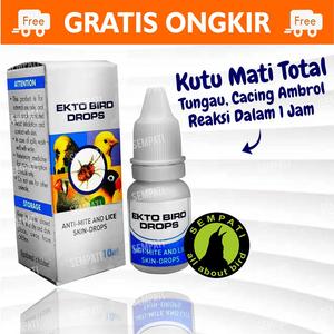 Jual EKTO BIRD DROP OBAT TETES MENGATASI KUTU TUNGAU INFEKSI KULIT KAKI ...