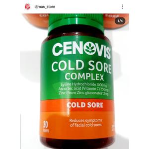 Jual Cenovis cold sore complex ISI 30 Mengurangi SARIAWAN HERPES ...