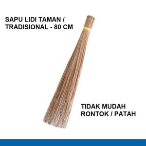 Jual new sapu lidi tebal pendek/ taman / kebun tradisional garden broom ...