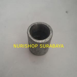Jual (NURI) SOK BESI 1" inch / SOCKET SHOCK SOCK SAMBUNGAN LURUS ...