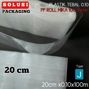 Jual PLASTIK TEBAL ROLL 20CM 100METER/PLASTIK ROLL/PLASTIK KILOAN ...