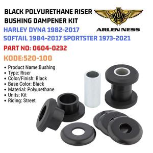 Jual ARLEN NESS BLACK POLYURETHANE RISER BUSHING DAMPENER KIT HARLEY ...
