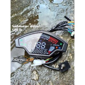 Jual Spidometer digital GPX type V1 dan V2 lengkap dengan kabel sensor ...