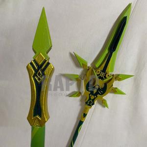 Jual Genshin Impact Primordial Jade Spear Polearm Weapon Cosplay - Kab ...