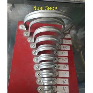 Jual (NURI) Klem pipa/ klem plat/ klem omega/ klem pipa seng/ klem besi ...