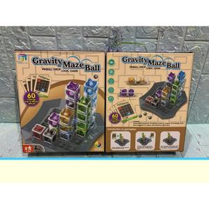 Jual Gravity maze ball game logic pinball puzzle brick susun kubus ...