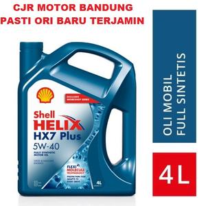 Jual READY Oli Shell Helix HX7 Plus 5w 40 4L oli mobil SUV MPV HX 7 ...