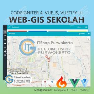 Jual Ada Aplikasi Web GIS Sekolah menggunakan CodeIgniter 4 dan Vuejs - Kota Surabaya ...