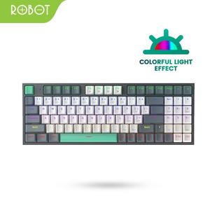 Jual ROBOT WORKMATE II Mechanical Wired Keyboard Gaming 94 Keys PBT ...