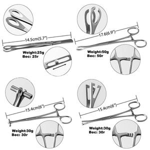 Jual Bruce1 Stainless Steel Piercing Clamp Kreatif Pinset Tubuh ...