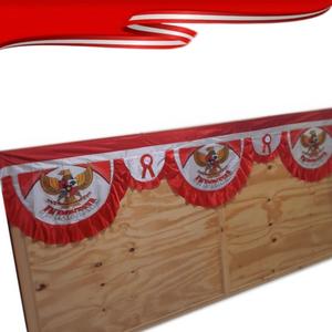 Jual Ada BENDERA PANJANG BENDERA BACKGROUND 10 GELOMBANG SABLON GARUDA ...