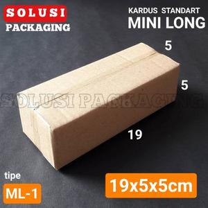 Jual KARDUS 19X5X5 COKLAT 10 PCS-KARDUS PACKING KARDUS POLOS KARDUS ...