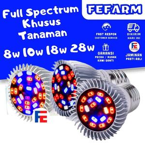 Jual Lampu Cahaya Tanaman Tumbuhan Hidroponik LED Grow Light E27 220V - 18W - Kota Semarang ...