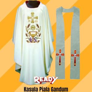 Jual BEST KASULA ROMO IMAM KATOLIK/KASULA PASTOR KATOLIK/BORDIR SALIB ...