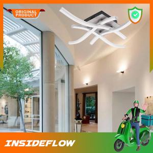 Jual Lampu Hias Atap Plafon LED Minimalis Modern Elegan Fork 24 Watt ...