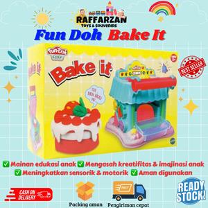 Jual Mainan Edukasi Anak Fun Doh Bake It Fundoh Playdoh Play Dough ...