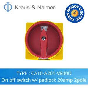 Jual Selector Switch w/ PADLOCK 20Amp 2Pole Kraus Naimer CA10-A201-V84 ...
