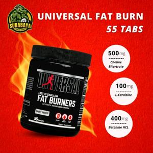 Jual Universal Fat Burner 55 Tablet BPOM Pembakar Lemak Original Fat ...