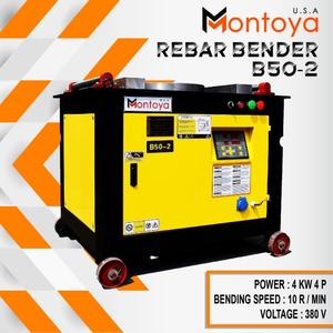 Jual Bar Bender Electric Mesin Pembengkok Besi Ulir Montoya BB 50-2 ...