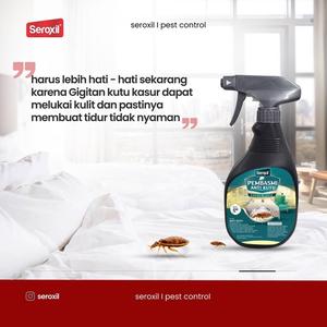 Jual Semprotan Obat Anti Tungau Kutu Kasur & Sofa Ampuh 450ml [Seroxil ...
