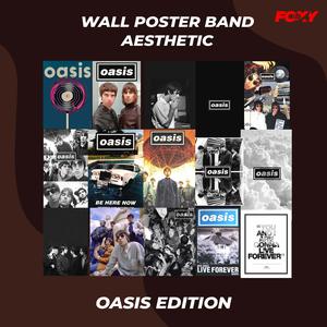 Jual (15 PCS) BAND OASIS POSTER AESTHETIC | BAND OASIS POSTER - A4 ...