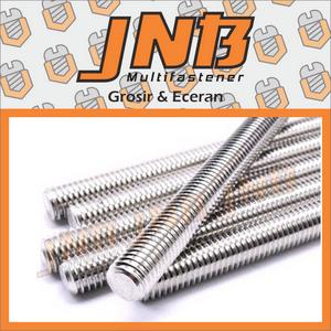 Jual As Drat Stainless M30 x 1 Meter Pitch 3.5 Long Drat SS304 SUS 304 ...