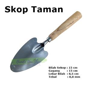Jual Sekop Taman mini Skop mini Taman berkebun skop gagang kayu - Kota ...