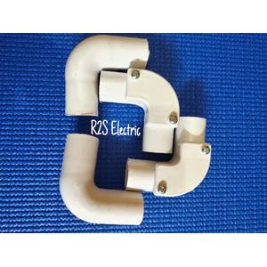 Jual Elbow Knee L Pipa PVC ukuran 20mm / Sambungan Pipa Listrik Pvc ...