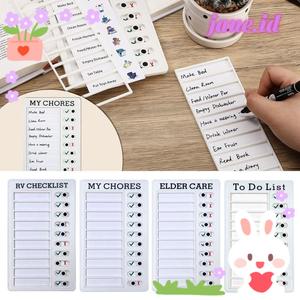 Jual Jane Checklist Daily Planner Papan Perencanaan Tugas Liburan Multi ...