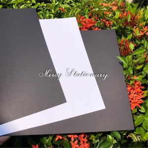 Jual Kertas Linen Hitam 210 - 230 gram Folio A4 Kertas Karton Lenen ...