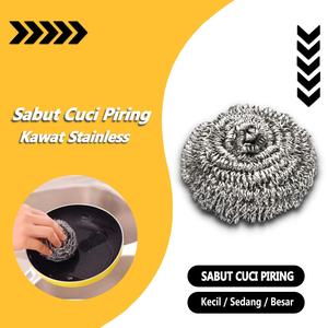 Jual Sabut Cuci Piring Kawat Stainless Besar Kecil Jumbo Spon Spons ...