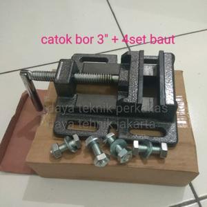 Jual Catok bor duduk 3" plus baut set - ragum catok bor duduk - penjepit - Jakarta Barat - VJ ...