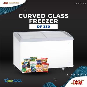 Jual STARCOOL DF-330 Sliding Curved Glass Freezer With Led & Thermometer - Kota Surabaya - Dwi ...
