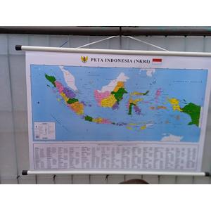 Jual peta Indonesia NKRI peta dinding Q308 - Kota Denpasar ...