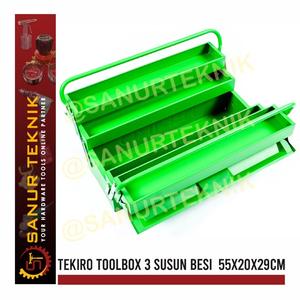 Jual Tool Box Toolbox 3 Susun Besi 55x20x29cm Kotak Perkakas Besi TEKIRO - Kota Denpasar ...