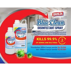 Jual Dahlia Blue Clean Disinfectant Spray Refill Disinfektan Murah 1 ...