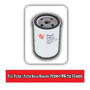 Jual Fuel Filter / Filter Solar Komatsu PC200-7 WK-731 FC-6203 Sakura ...