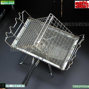 Jual Kompor Portable Jaring Panggangan Tungku Lipat Rak Panggangan Roti ...