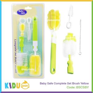 Jual Baby Safe Sikat Botol Susu Anak Complete Set Brush Yellow Kidu ...