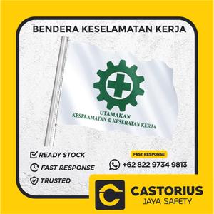 Jual BENDERA KESELAMATAN KERJA BENDERA SAFETY STANDAR DISNAKER BENDERA ...