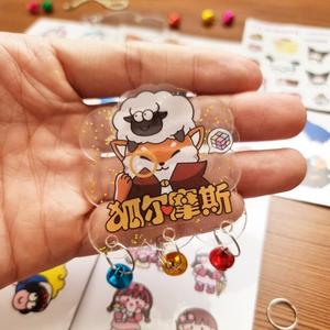 Jual Sticker Gantungan Akrilik DIY Sticker Korea Stiker Momo Viral ...