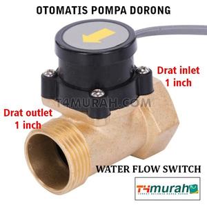 Jual Saklar Otomatis Pompa Dorong 1 inch Water Flow Switch Booster Pump ...