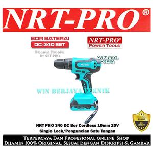 Jual NRT-PRO DC340 Bor Cordless Drill Baterai Tangan Beton Impact ...