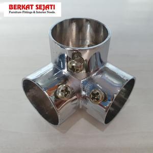 Jual Joint Join Pipa Bracket Sambungan Pipa Bulat 1 inch 25mm F 3 ...