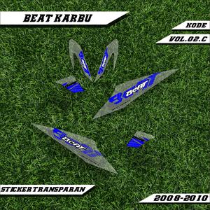 Jual STRIPING TRANSPARAN BEAT KARBU VARIASI LIST MOTOR DESAIN MINIMALIS ...