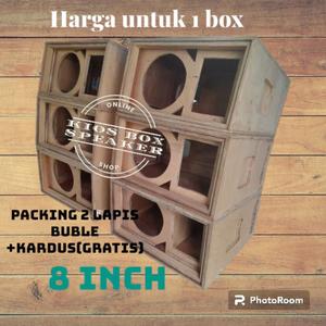 Jual BOX SPEAKER LINE ARRAY SINGLE PLUS TWEETER 8 INCH TEBAL TRIPLEK 12 ...